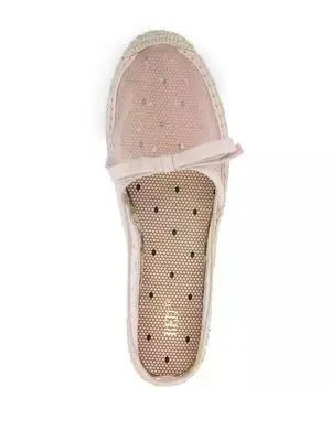 Red Valentino Point D'esprit Espadrilles - Pink