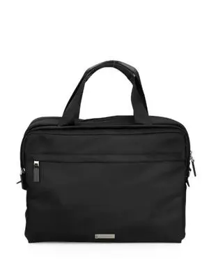 Calvin Klein Logo-plaque Laptop Bag - Black