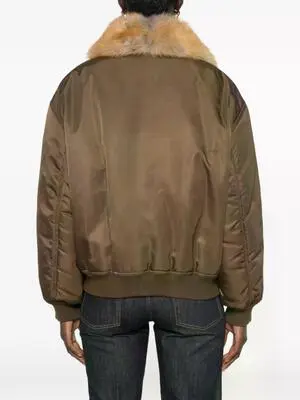 Saint Laurent Fur-collar Bomber Jacket