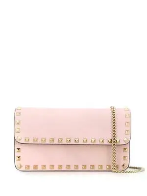 Valentino Garavani Rockstud Wallet Crossbody Bag - Pink