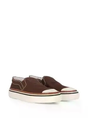 TOD'S Contrast Stitch Gommino Loafers