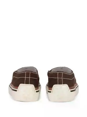 TOD'S Contrast Stitch Gommino Loafers