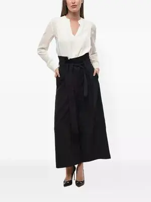 Stella McCartney Maggie Belted Wool Trousers