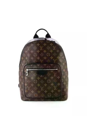 LOUIS VUITTON Josh Macassar Monogram Canvas Backpack - Brown