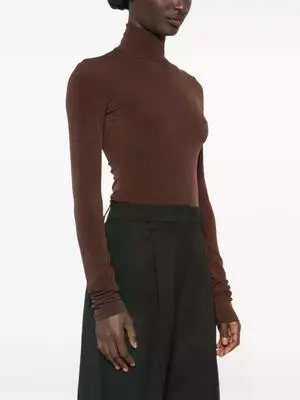 Andamane Ziggy High-neck Long-sleeve Bodysuit