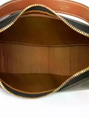 Celine Triomphe Coated Canvas Ava Shoulder Bag - Brown