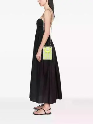 Fendi Leather Sunshine Shopper Tote Satchel - Yellow