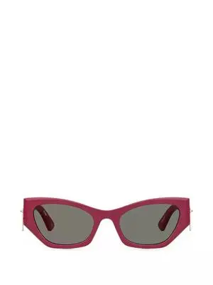 Moschino Zip Detail Cat-eye Sunglasses