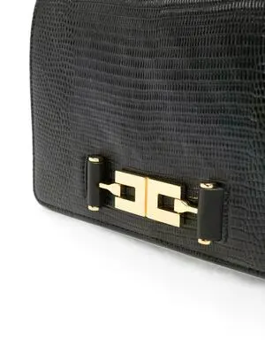Elisabetta Franchi Lizard-effect Chain-strap Cross Body Bag