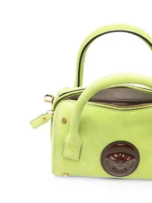 Versace Small Medusa Head Suede Tote Bag