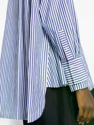 JOSEPH Theia Vertical-stripe Long-sleeve Shirt