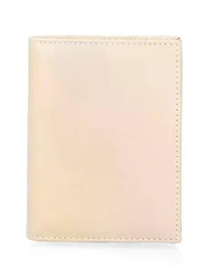 Comme Des Garçons Leather Bifold Cardholder - Neutrals