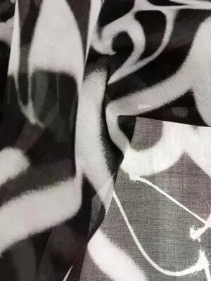 Y3 Graphic-print Scarf