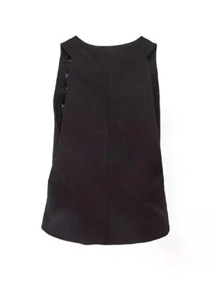 Alaïa Cotton Textured Sleeveless Vest