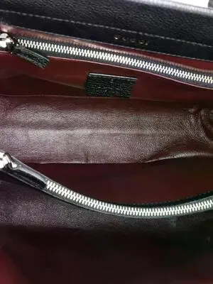 Gucci Zumi Top Handle Bag Leather Small Satchel