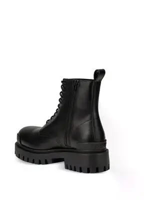 Balenciaga Strike Lace-up Lug Sole Boots