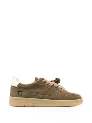D.a.t.e. Court 2.0 Logo-embossed Suede Sneakers - Brown