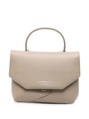 Emporio Armani Small Leather Handbag - Grey