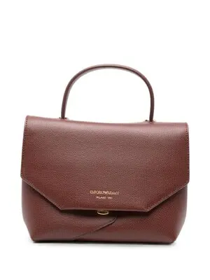 Emporio Armani Small Leather Handbag - Brown
