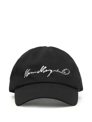 MAISON MARGIELA Logo Baseball Cap - Black