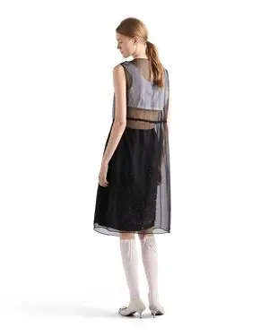 Prada Embroidered Silk Cigaline Dress