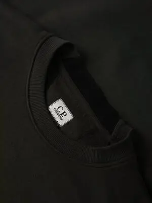 C.P. COMPANY Lens-detail Crew-neck Sweatshirt - Grey