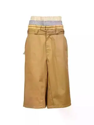 AWGE Layered-waistband Shorts - Neutrals