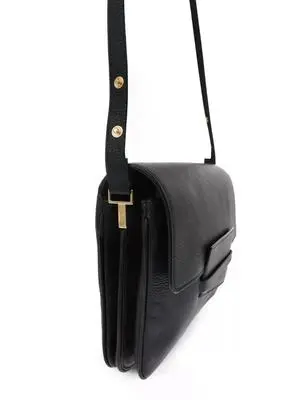 Il Bisonte Hammered Leather Bag - Black