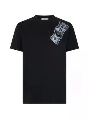 Philipp Plein Jersey T-shirt Skull Dollar Chest