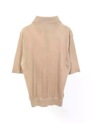 Hermès 2010s Contrast-stitch Polo Shirt