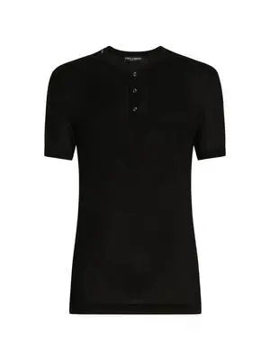 Dolce & Gabbana Silk Serafino T-shirt