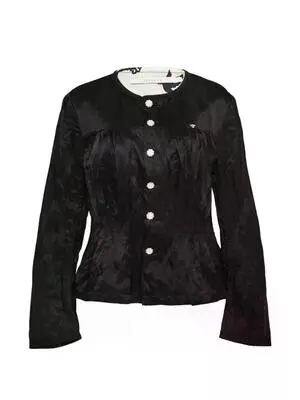 RENLI SU Gathered Silk Jacket