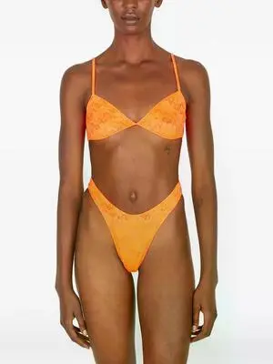 Balenciaga Lace Bra - Orange
