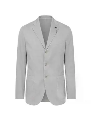 SANTANIELLO Single-breasted Blazer - Grey