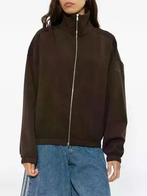Adidas Zip-up Stand Collar Sweatshirt