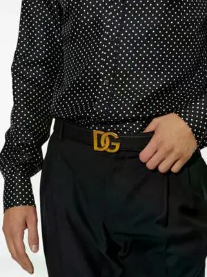 Dolce & Gabbana Dg Logo Plaque Belt
