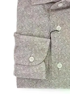 Corneliani Patterned French-collar Shirt