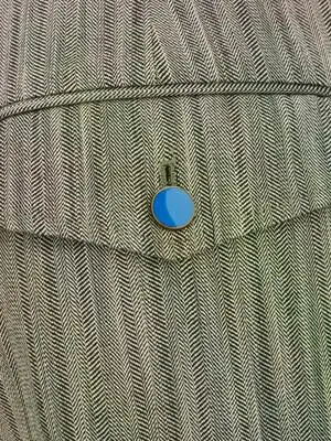 Paul Smith Herringbone Wide-leg Pleated Trousers