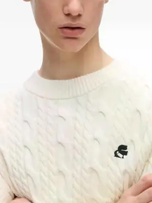 Karl Lagerfeld Kameo Cable-knit Sweater