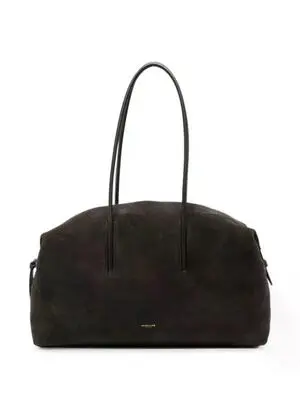 DEMELLIER Stockholm Suede Shoulder Bag - Brown