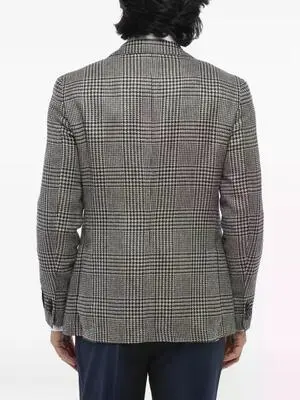 Corneliani Houndstooth Single-breasted Blazer
