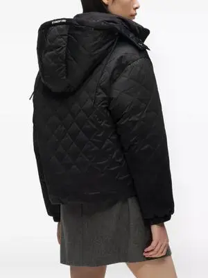 Karl Lagerfeld Ikon Quilted Puffer Jacket - Black