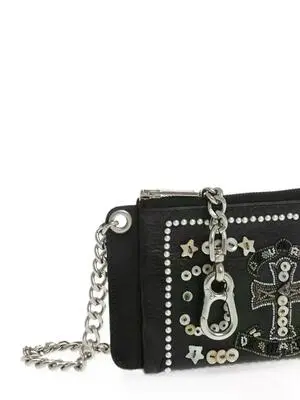 Dsquared2 Sequin-embellished Chain-link Wallet