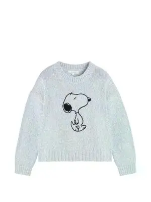 Chinti & Parker Snoopy Marl Sweater - Blue