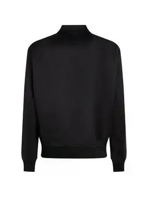 Karl Lagerfeld Monogram Embellished Bomber Jacket