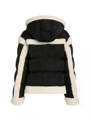 Karl Lagerfeld Puffer Jacket With Faux-shearling Trim