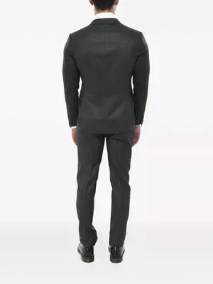 Corneliani Virgin Wool Herringbone Suit