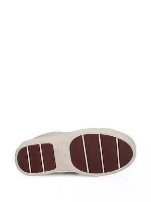 ALEXANDER SMITH London Grained Leather Platform Sneakers