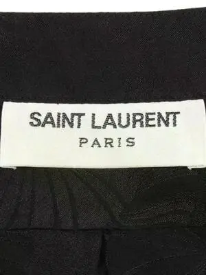 Saint Laurent 2010s Collarless Patterned Shirt