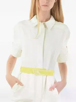 Stella McCartney Belted Short-sleeve Jumpsuit